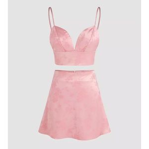 Dresses | Pink Floral Set | Poshmark